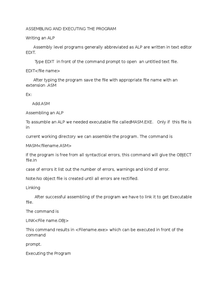 8086 Programs | PDF | Division (Mathematics) | Binary Coded Decimal