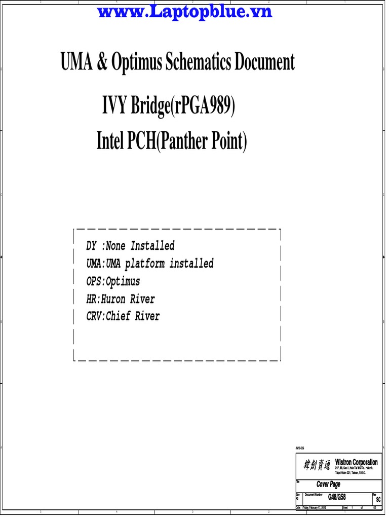 Lenovo-G480 Schematic | PDF | Usb | Transport Layer Security