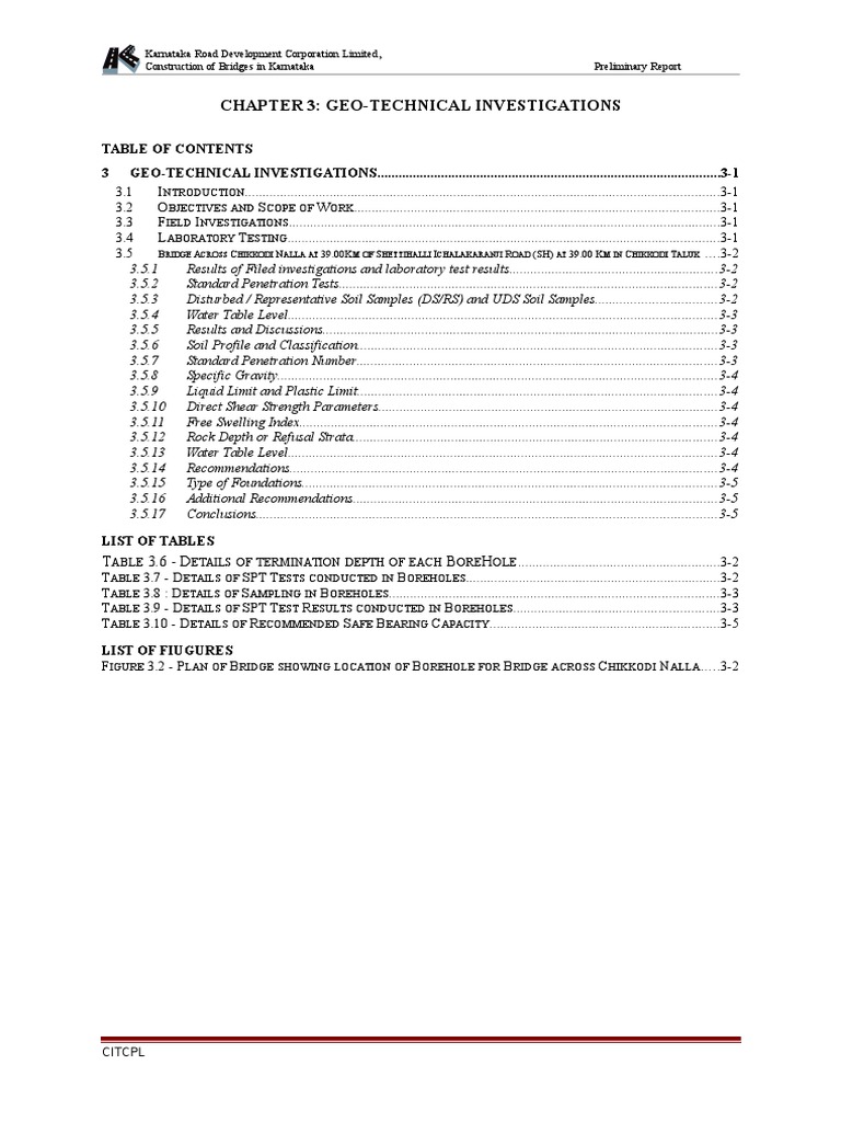 Chapter 3 Geotech Investigations | PDF | Geotechnical Engineering | Civil Engineering