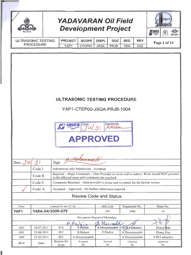 UT Procedure | Download Free PDF | Nondestructive Testing | Calibration