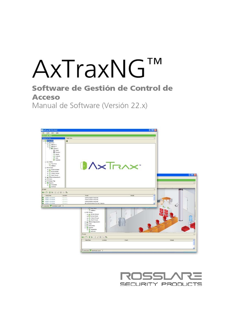 AxTrax Rosslare Manual SP | PDF | Servidor (Computación) | Modelo ...