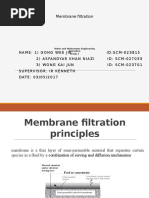 Basic Filtration Concepts | PDF | Filtration | Membrane Technology