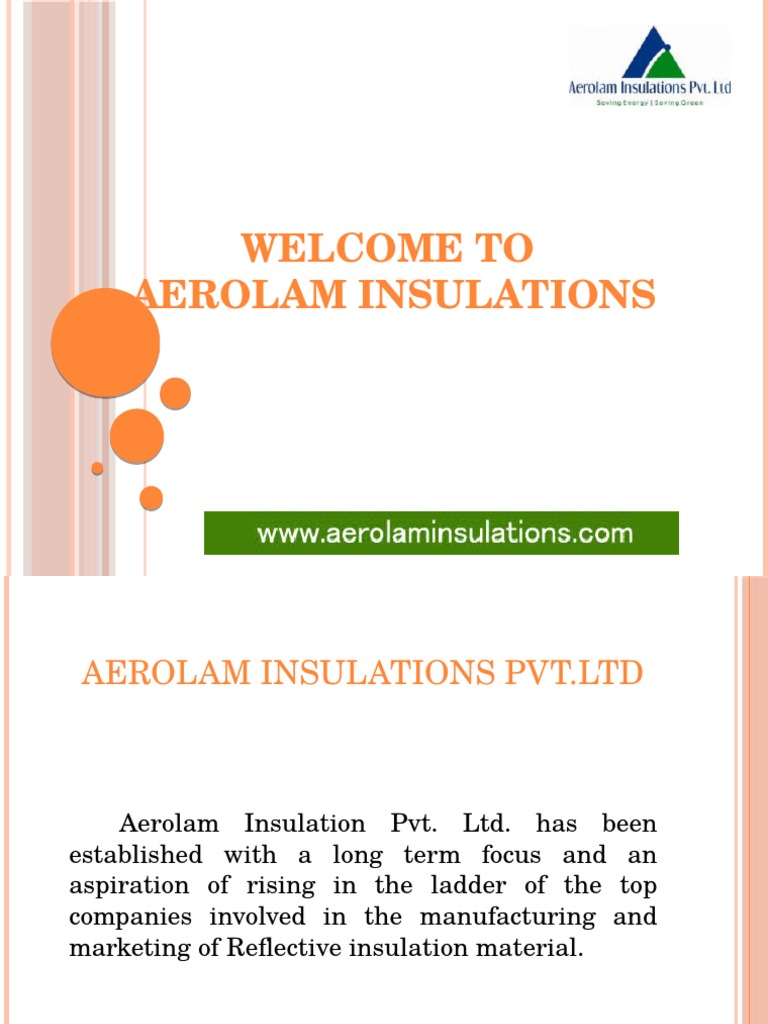 Aerolam Insulations - Insulation Material Manufacturer | PDF | Building ...