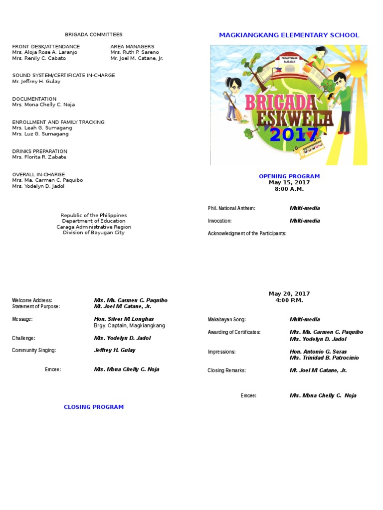 Brigada Program | PDF | Further Education