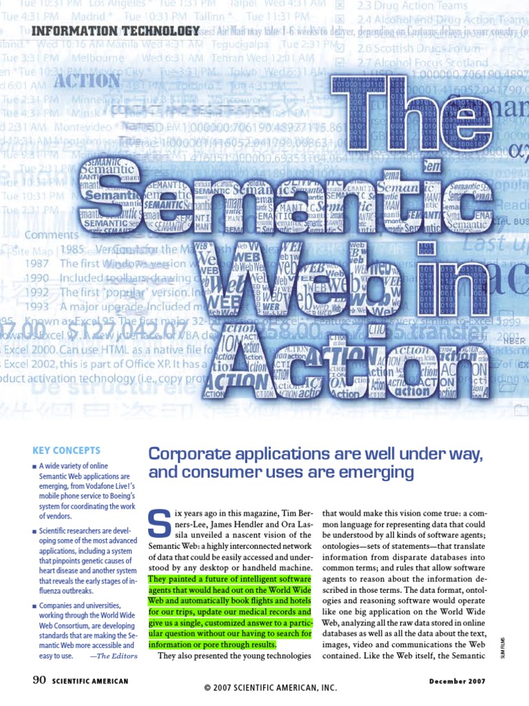 The Semantic Web in Action | PDF | Semantic Web | Resource Description Framework