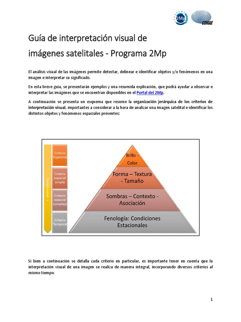 Guía de Interpretación Visual de Imágenes Satelitales - 2C - 2016 | PDF ...