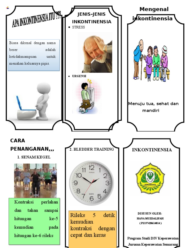 Leaflet Inkontinensia Urin | PDF