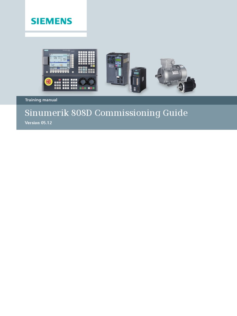 Sinumerik 808D Commissioning Guide: Training Manual | PDF | Electrical ...