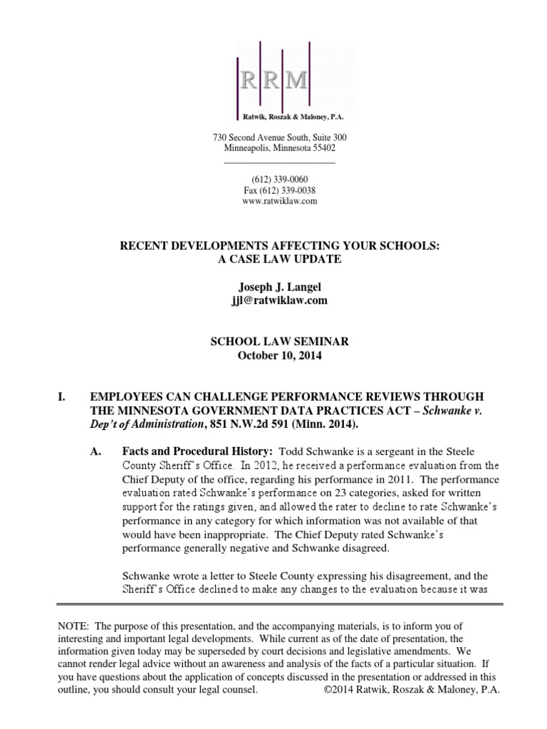 4 Recent Developments Impacting Your Schools | Download Free PDF ...