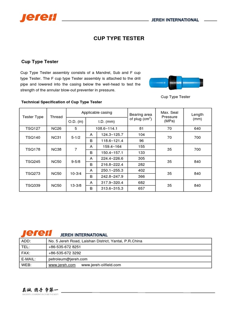 Cup Type Tester | PDF | Mechanical Engineering | Nature