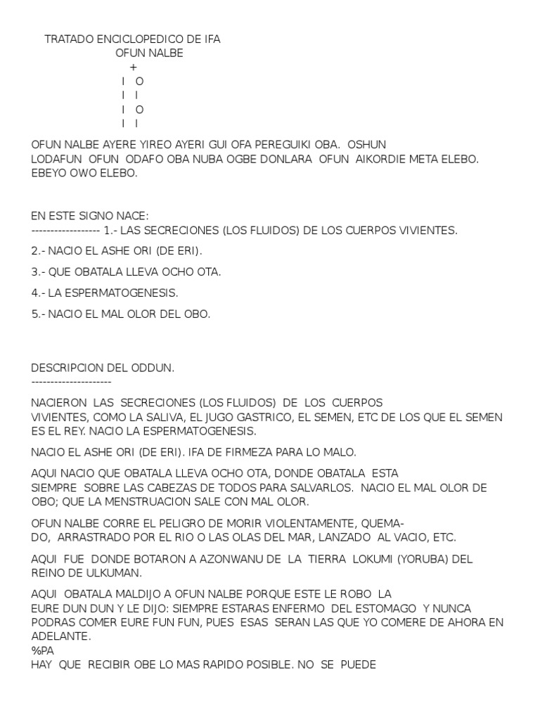 Ofun Ogbe Nalbe | PDF