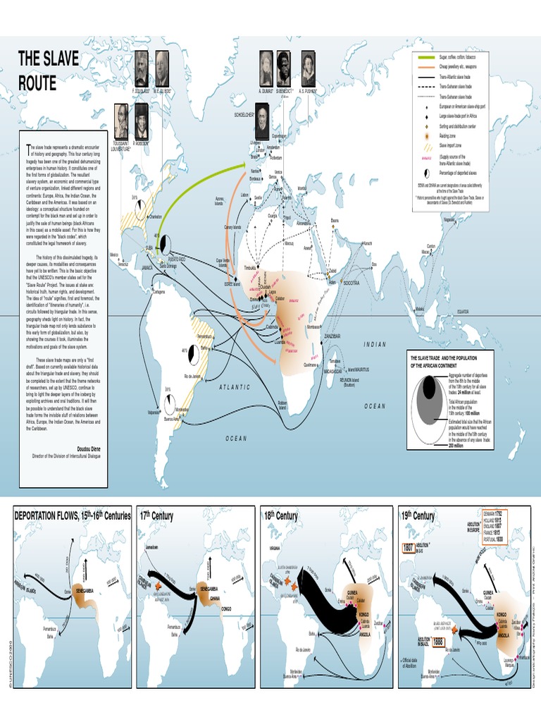 1 Mapa UNESCO PDF | PDF | History Of Slavery | Atlantic Slave Trade
