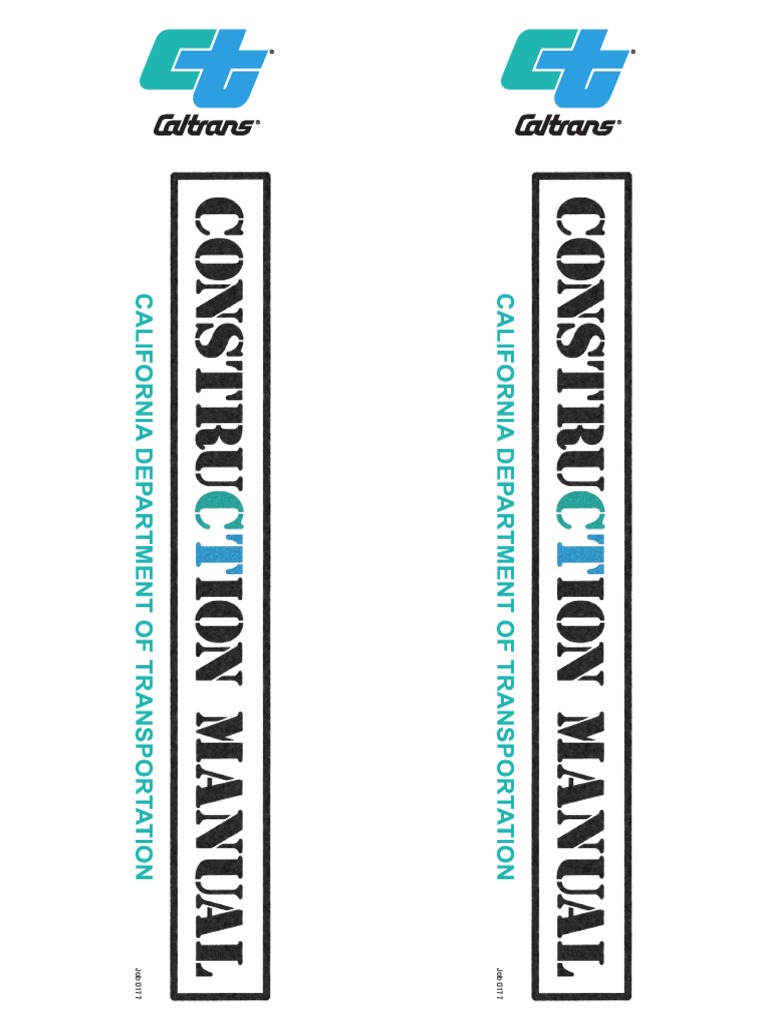 Construction Manual | PDF | Specification (Technical Standard) | Road ...