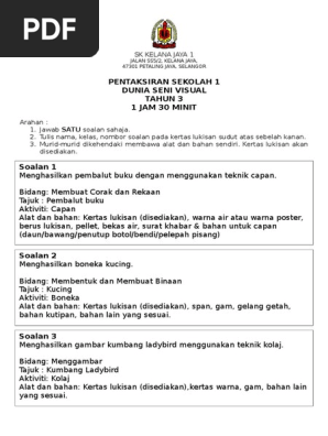 T12I27] Koleksi kolaj seni Sundal - kolaj kucing - Jebianko