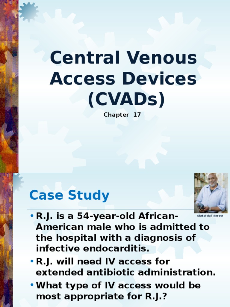 Central Venous Access Devices (Cvads) | PDF | Intravenous Therapy ...