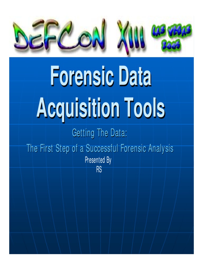 Forensic Data Acquisition Guide | PDF | Computer Forensics | Booting