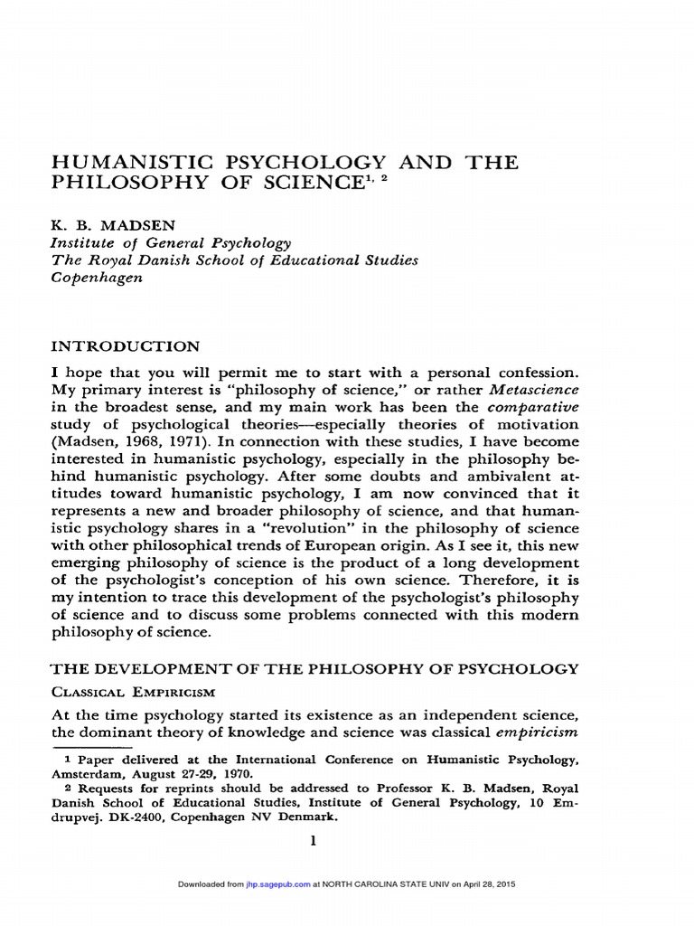 Journal of Humanistic Psychology Volume 11 Issue 1 1971 [Doi 10.1177 ...