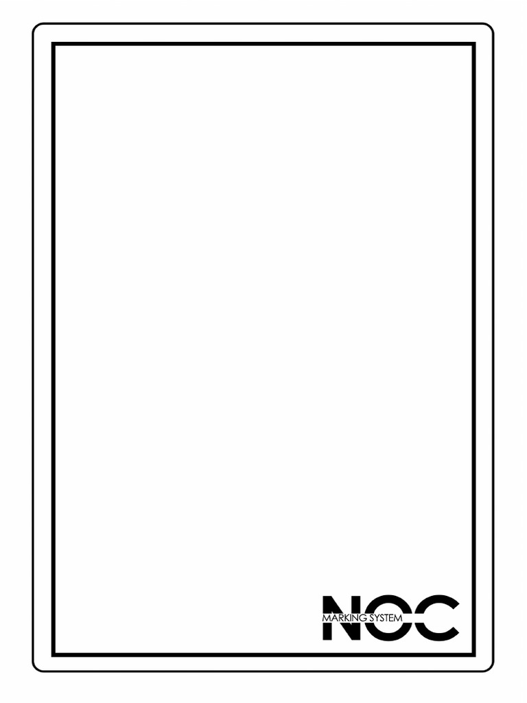 Noc Marking System Cover | PDF | Gaming | Consumer Goods