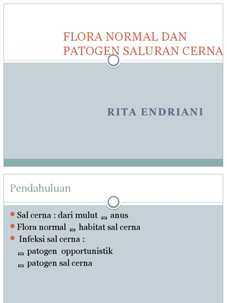 Flora Normal Dan Pat Sal Cerna | PDF