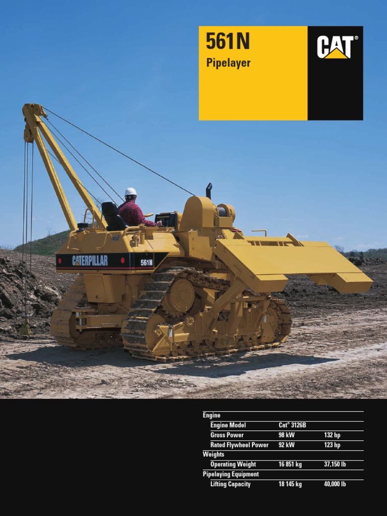 Cat 561 n Pipe Layer | Transmission (Mechanics) | Turbocharger