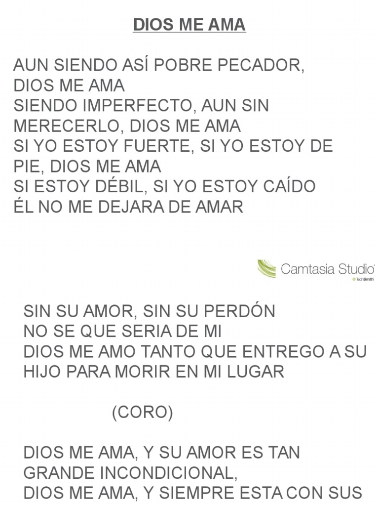 Dios Me Ama | PDF