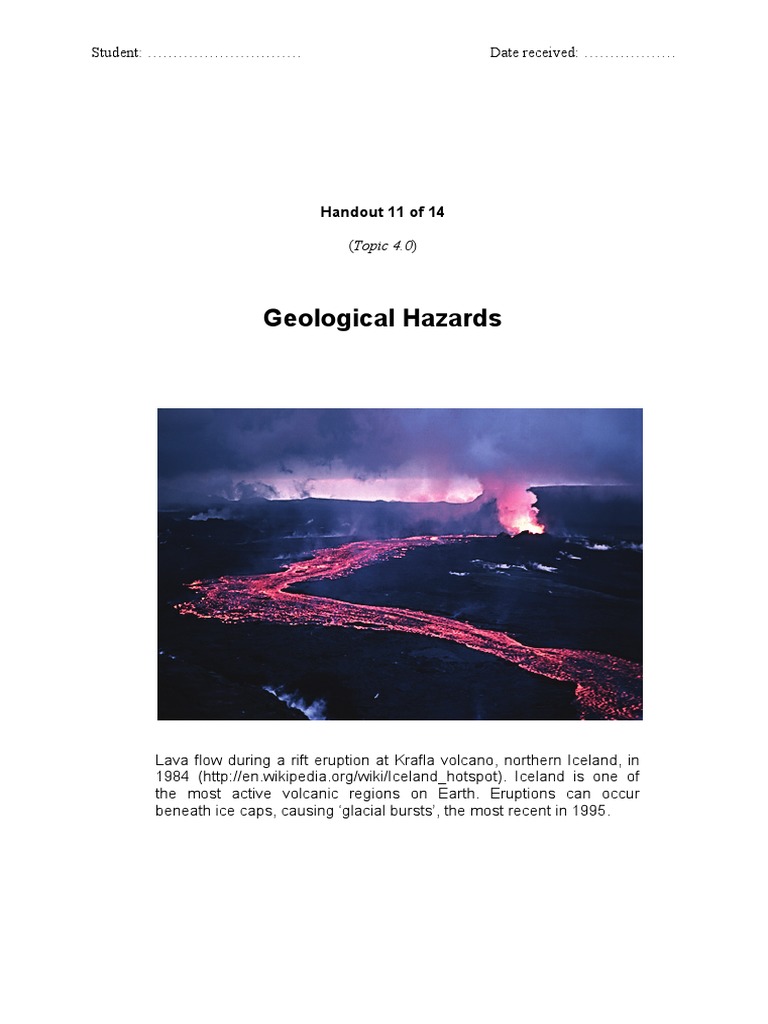 Analyzing the Impacts of Volcanic Activity, Earthquakes, and ...