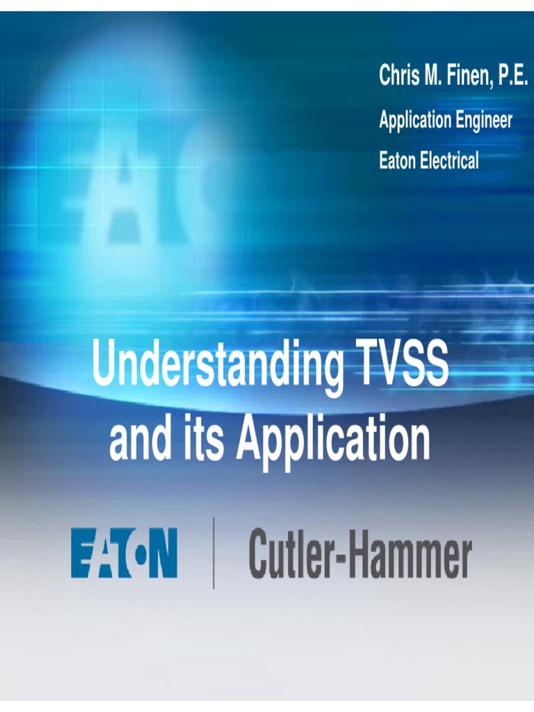 Understanding TVSS and Its Application: Chris M. Finen, P.E | PDF ...