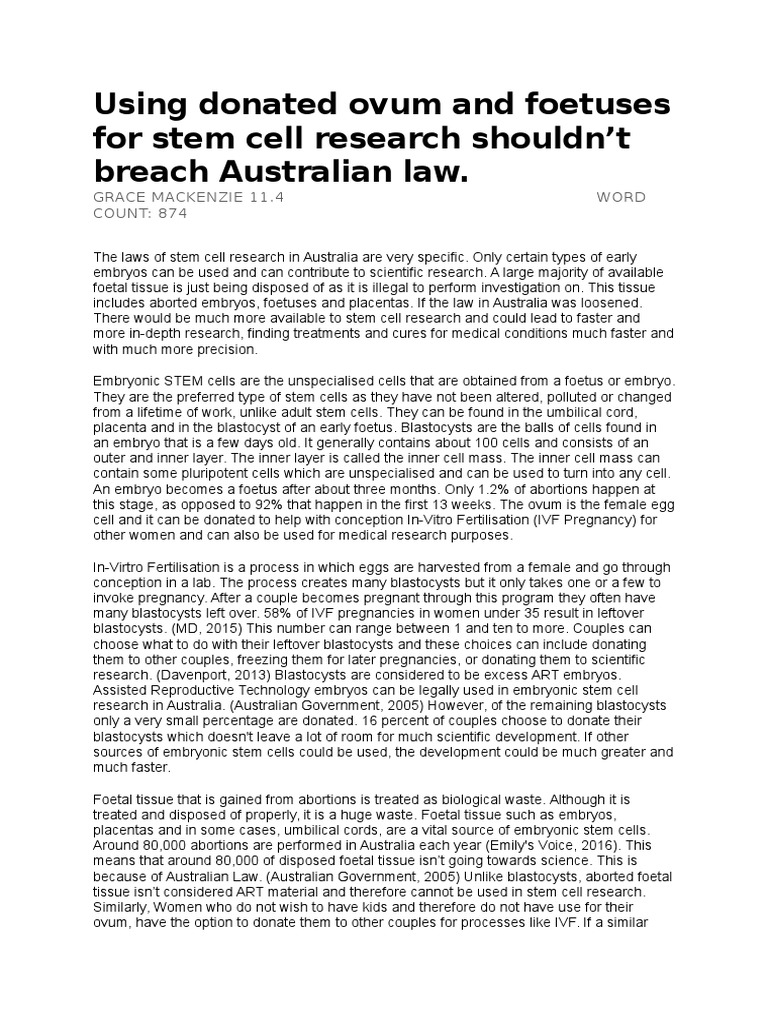 Biology Issues Investigation | PDF | Stem Cell | In Vitro Fertilisation