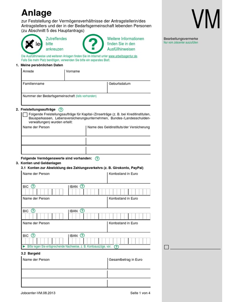 L Anlage VM Vermoegen L Anlage VM Vermoegen