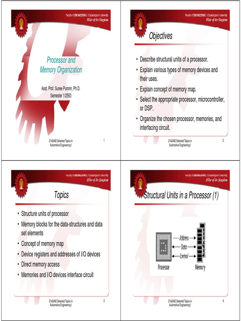 Structural Units of Embedded Processor PDF | PDF | Central Processing ...