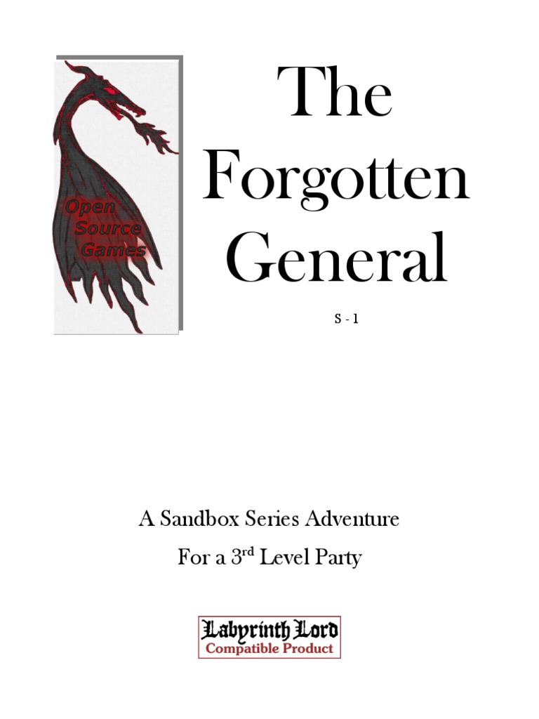 Forgotten General Final Draft | PDF | Derivative Work | Trademark