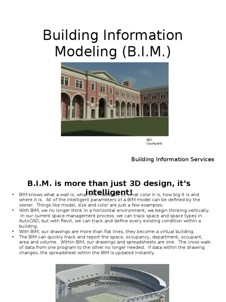 Building Information Modeling (B.I.M.) | PDF | Building Information Modeling | Laboratories