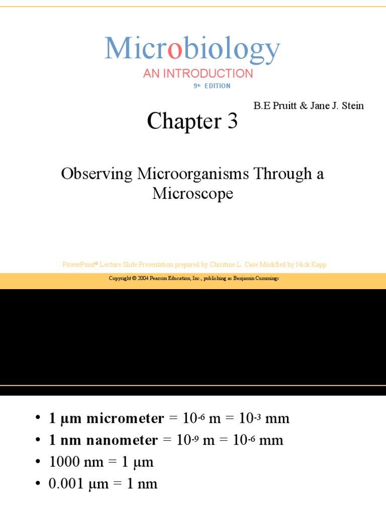 Micr Biology: Observing Microorganisms Through A Microscope | PDF | Staining | Microscope