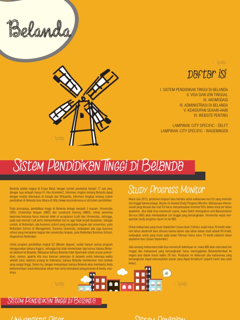 Sistem Pendidikan Tinggi di Belanda | PDF