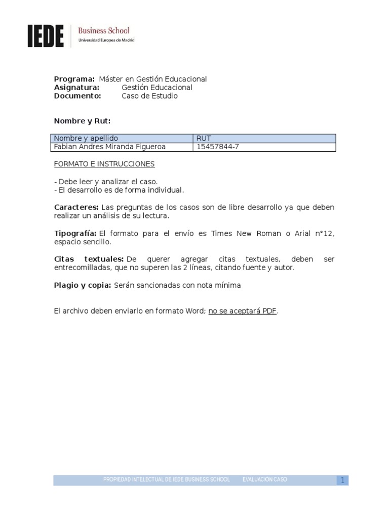 Estudio de Caso, HARVARD BUSINESS SCHOOL PUBLISHING | PDF | Planificación | Evaluación