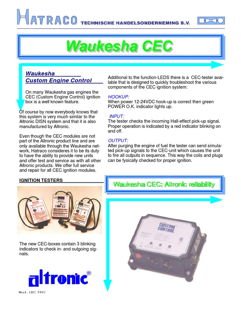 Waukesha Cec Brochure | PDF