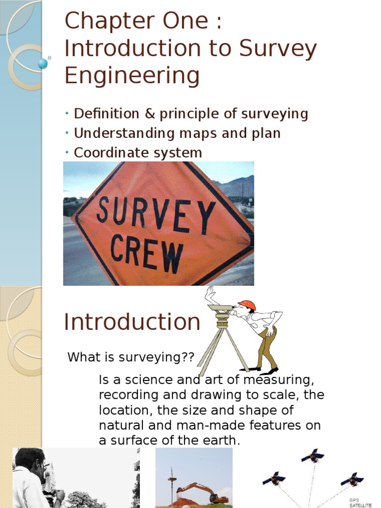 Definition & Principle of Surveying Understanding Maps and Plan ...