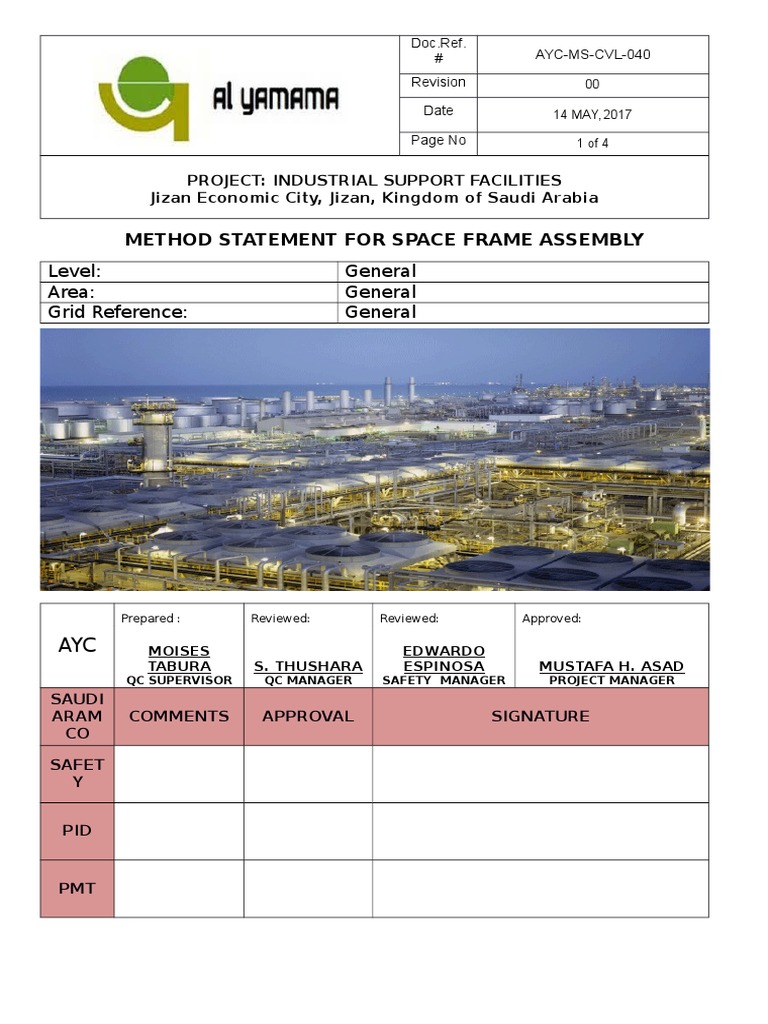 Space Frame Assembly | Download Free PDF | Structural Steel | Steel