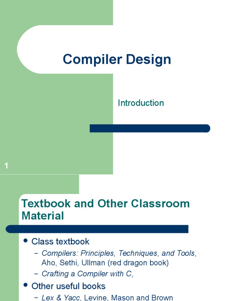 An Introduction to Compiler Design: A Guide to the Structure ...