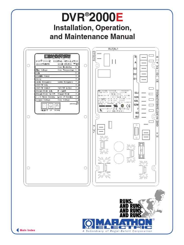 DVR2000E Installation Operation Maintenance Manual PDF | PDF | Analog ...