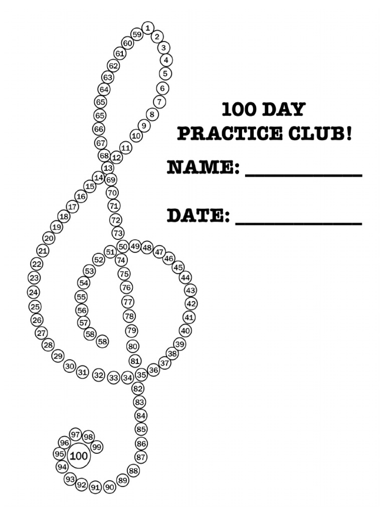100 days of practice - treble clef.pdf