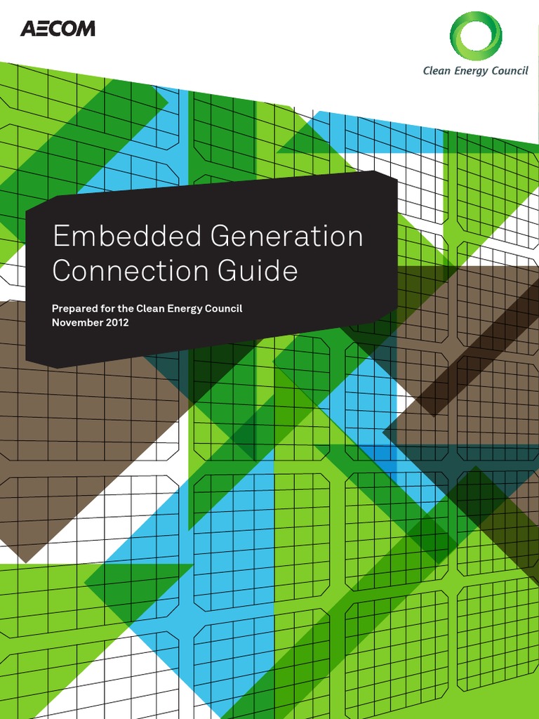 Embedded Generation Connection Guide Pdf Pdf Electric Power Distribution Sustainable Energy