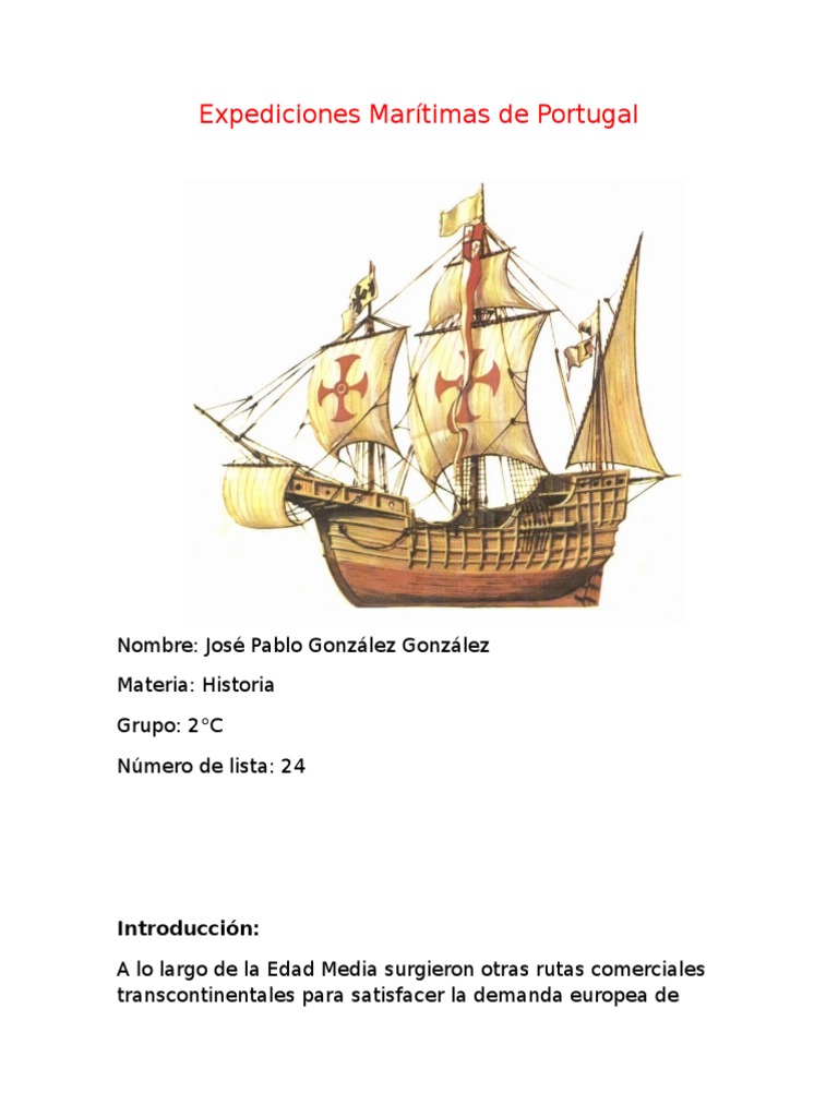 Expediciones Marítimas de Portugal | PDF