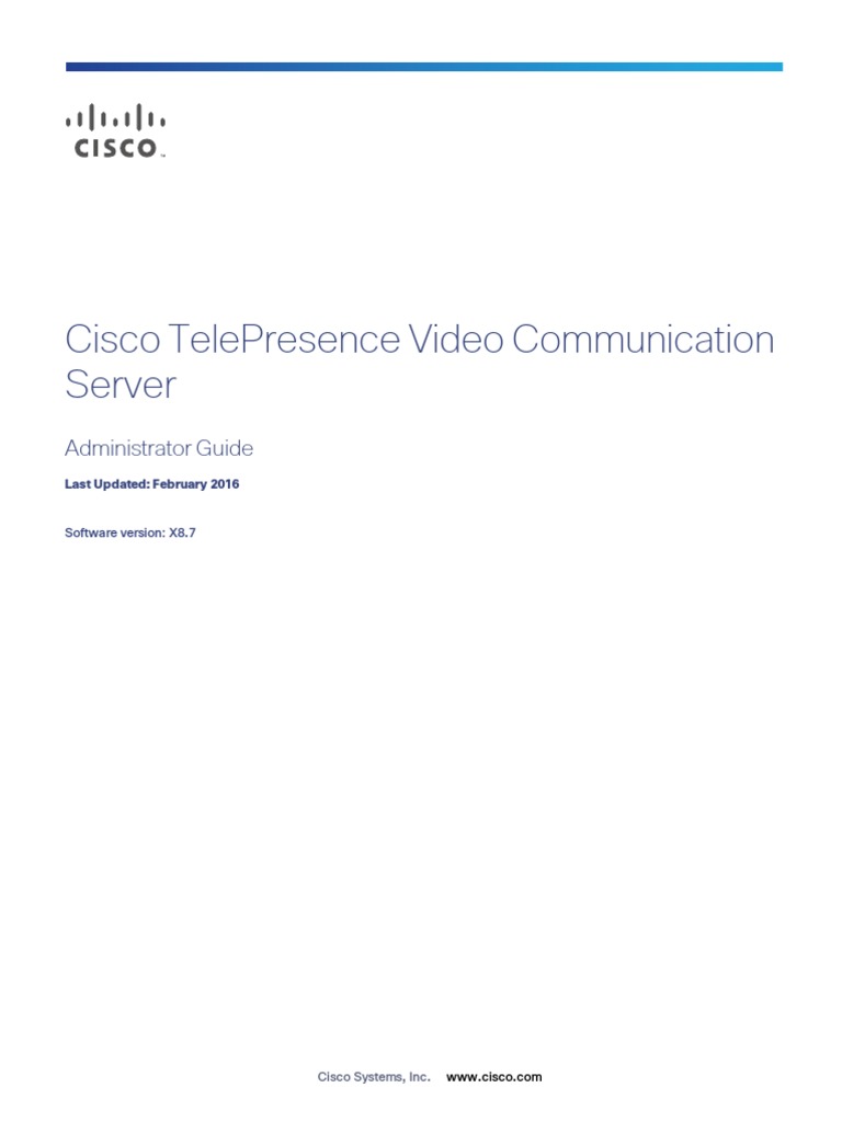 Cisco VCS Administrator Guide X8 7 | PDF | I Pv6 | Domain Name System