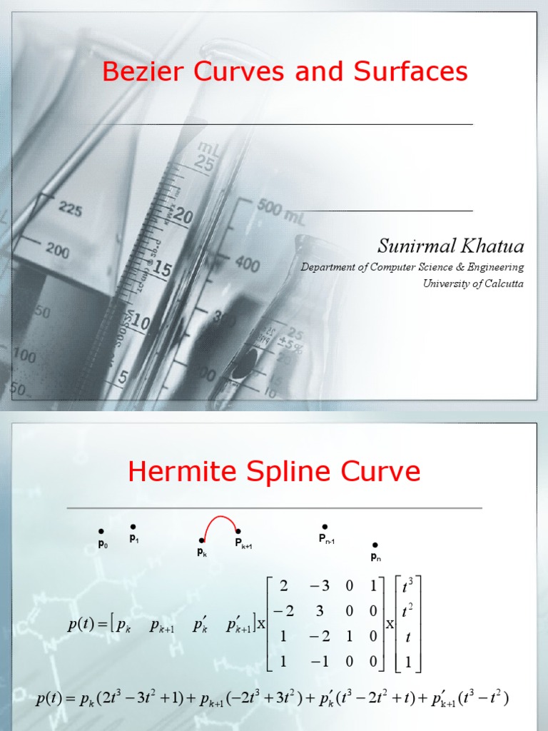 Bezier Curves and Surfaces | PDF | Interpolation | Geometric Shapes
