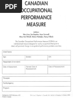 OCAIRS AssessmentForms | PDF | Goal | Communication