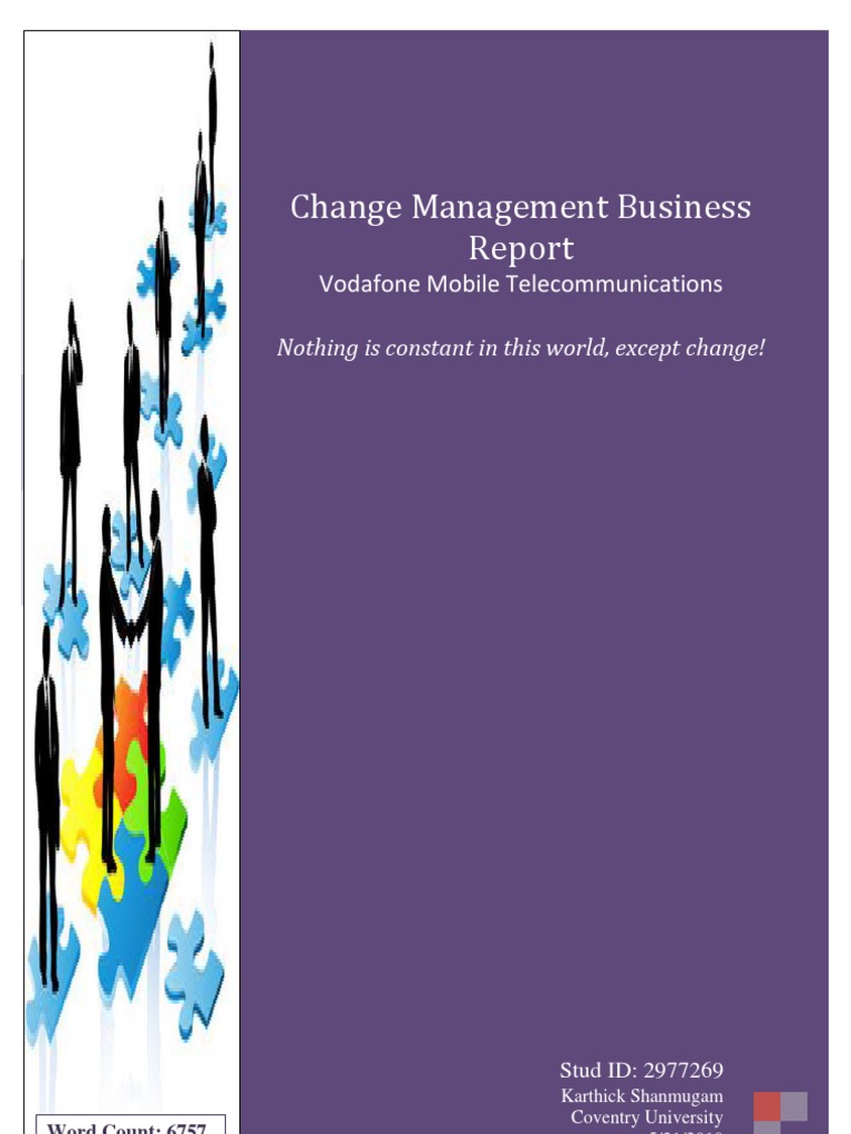 Vodafone Change Management Report | PDF | Strategic Management ...