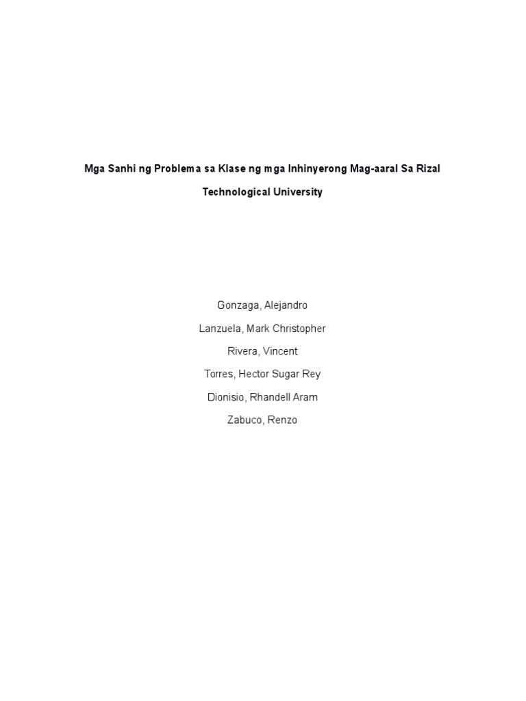 Filipino 2 Thesis | PDF