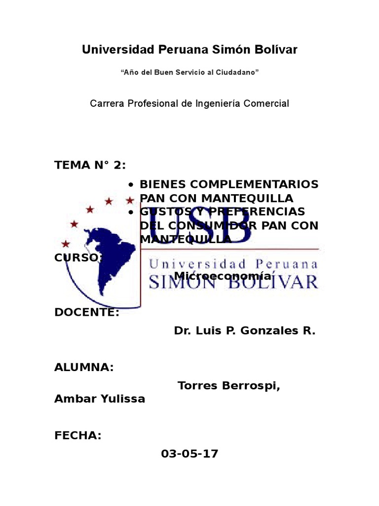 bienes complementarios