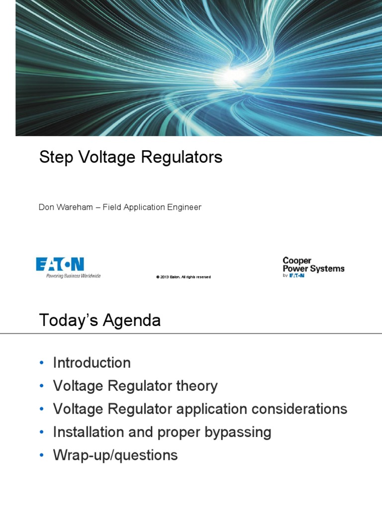 NY1839 Eaton Regulators D.Wareham PDF | PDF | Electrical Substation ...